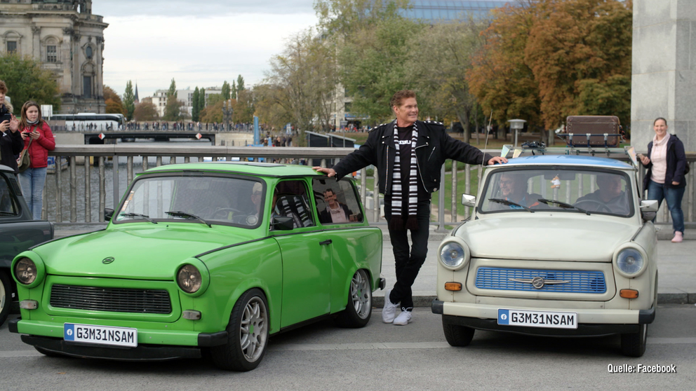 30 Jahre Mauerfall wird in Berlin gefeiert: Facebook & David Hasselhoff ...