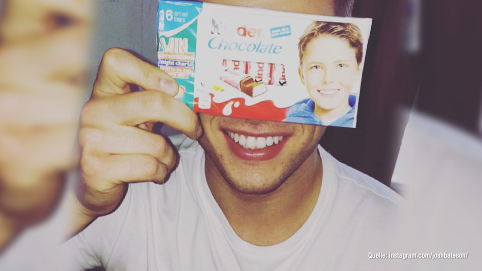 "kinder Schokolade"-Gesicht Josh Bateson: So sieht er heute aus - It ...